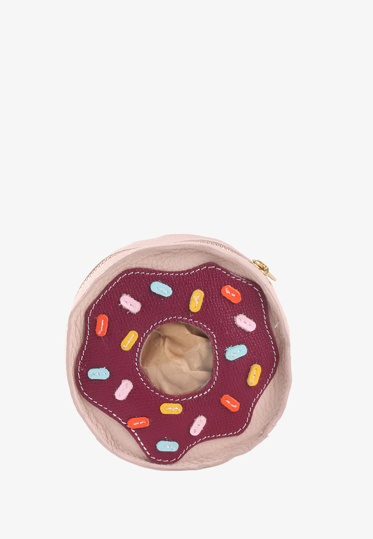 OTTOGO GENUINE LEATHER DONUT PURSE