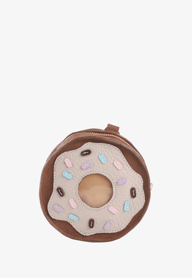 OTTOGO GENUINE LEATHER DONUT PURSE