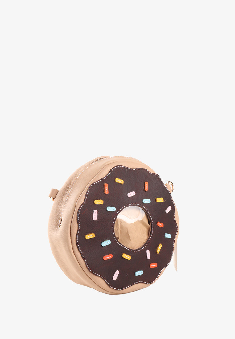 OTTOGO GENUINE LEATHER SMALL DONUT BAG